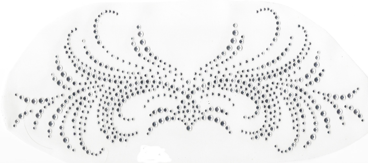 Rhinestud Applique - Fancy Spray - Patchwork Panda Trims