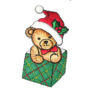 Unicycle Bear - Patchwork Panda Trims