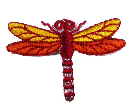Dragonfly Orange Rust - Patchwork Panda Trims
