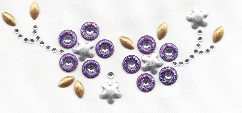 Rhinestone Applique - Flower Spray with Butterfly - Patchwork Panda Trims