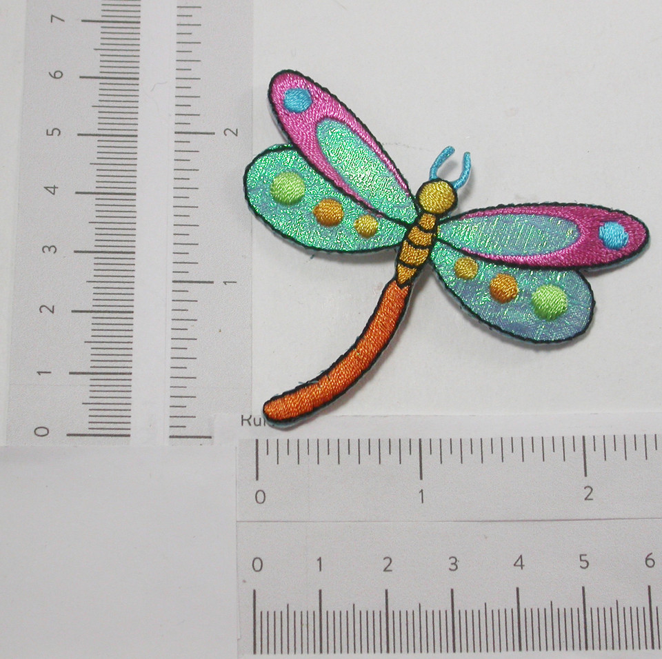 Sparkle Dragonfly 2 5/8" - Patchwork Panda Trims
