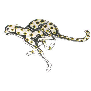 Cheetah WBG Large - Patchwork Panda Trims