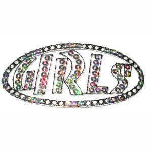 Girls in Sequins Black - Patchwork Panda Trims