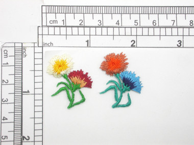 Carnation Patch Mini Flower Spray - Patchwork Panda Trims