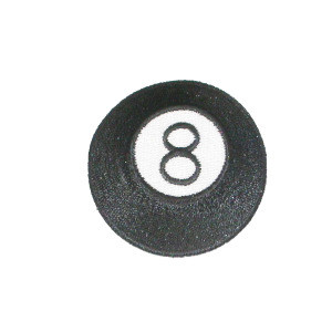 Pool Billiard 8 Ball Applique - Patchwork Panda Trims