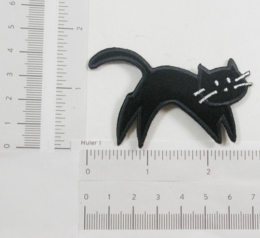 Black Cat Leaping - Patchwork Panda Trims