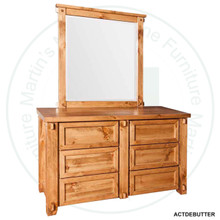 Finished Timber River 6 Drawer Dresser