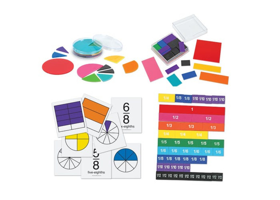 Rainbow Fraction Teaching Kit - Toys for Autism