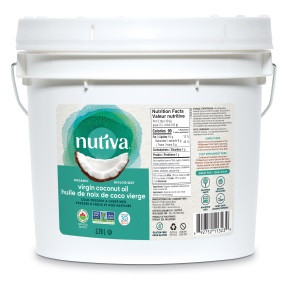 Organic Virgin Coconut Oil 3.79 L By Nutiva | Buy Nutiva Coconut Oil in ...