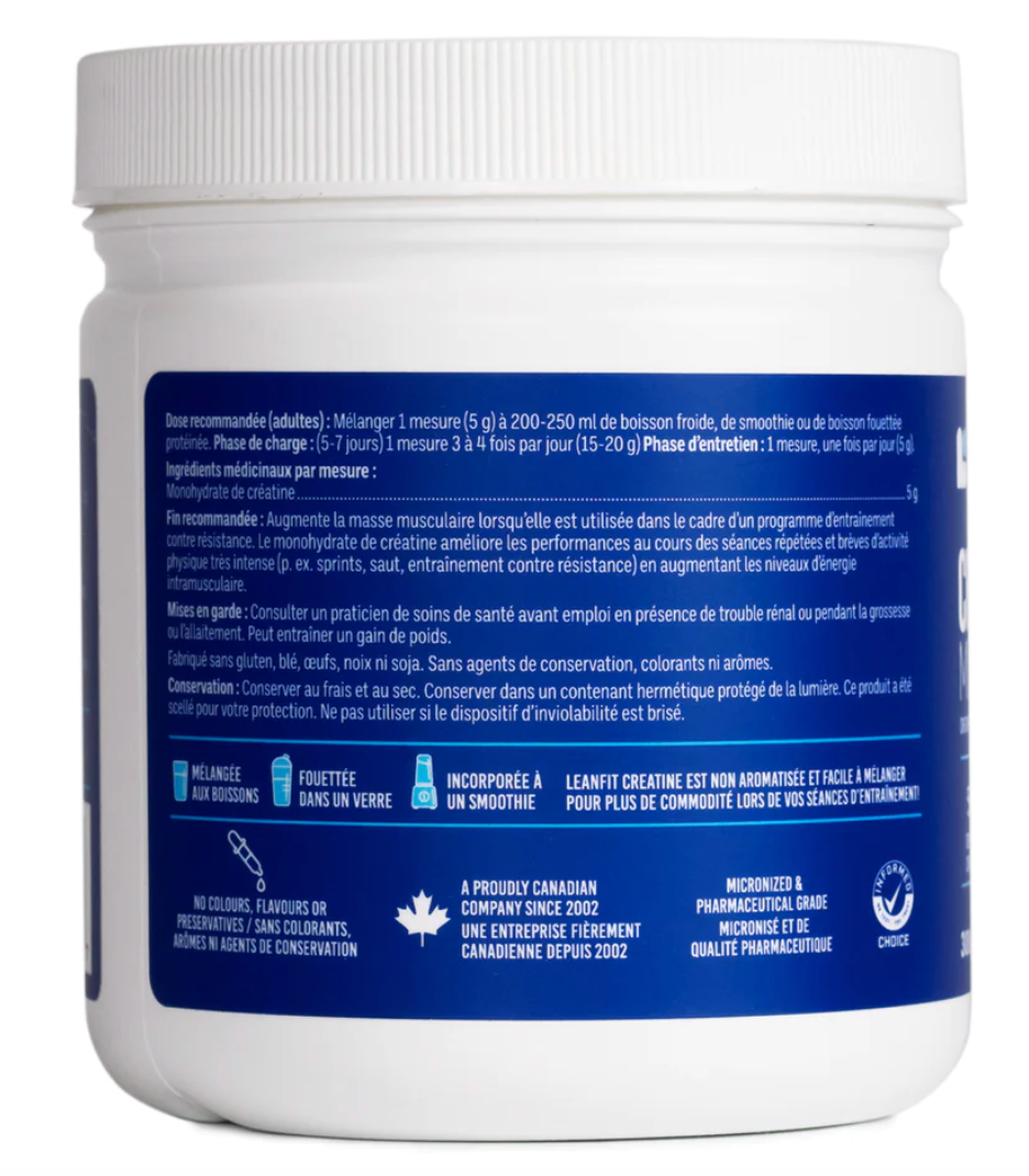 LeanFit Creatine Monohydrate - Unflavoured 300 g