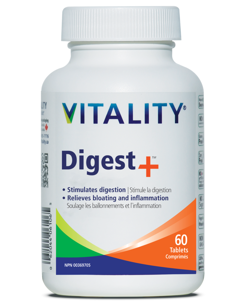 Digest+ 60 Tablets By Vitality | Buy Vitality Digest + in Canada Online