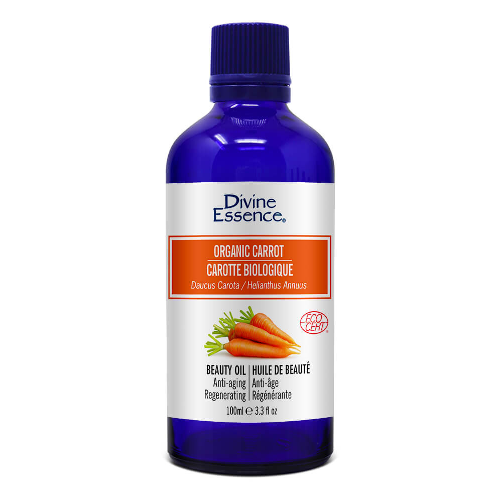 Divine Essence Carrot Oil Extract Organic 100ml | Buy organic Carrot oil