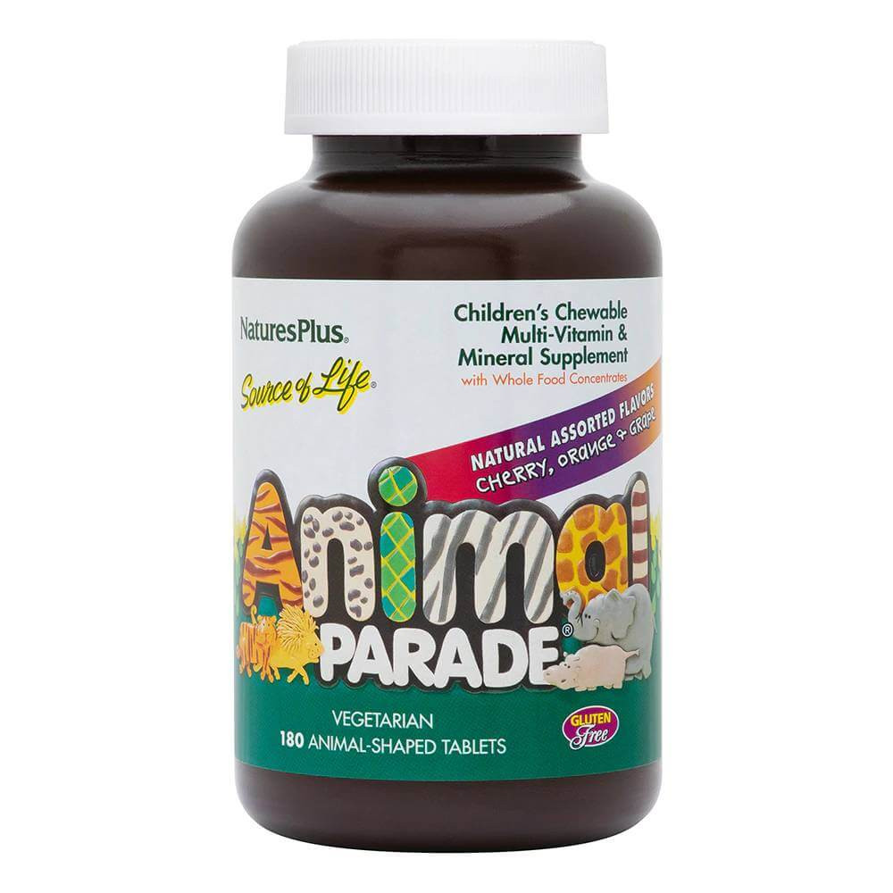 Natures Plus Animal Parade Multivitamin Children’s Chewables Assorted ...