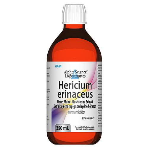 Alpha Science Hericium erinaceus (Lion’s Mane Mushroom) Extract 250 ml