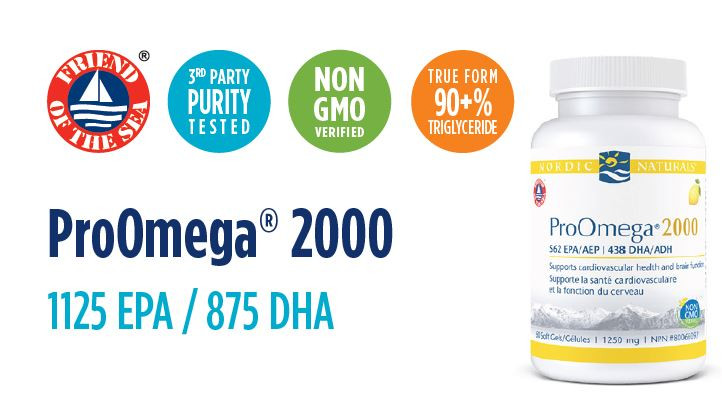 Buy Nordic Naturals ProOmega 2000 Lemon 60 Softgels | ProOmega