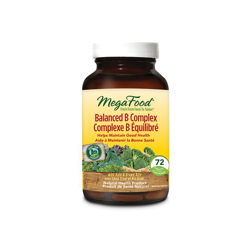 MegaFood Balanced B Complex 72 Tablets