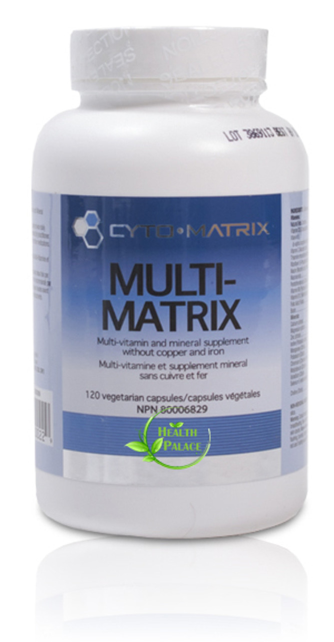Cyto Matrix Multi Matrix Copper And Iron Free 120 Veg Capsules Health