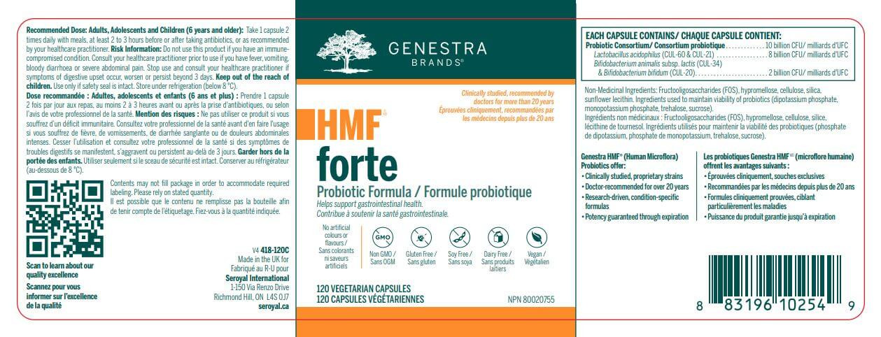 Genestra Probiotics HMF Forte | Buy hmf forte probiotic in Canada Online