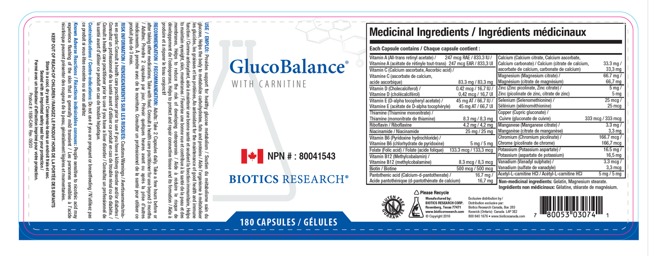 GlucoBalance by Biotics Research | Buy Biotics Research GlucoBalance