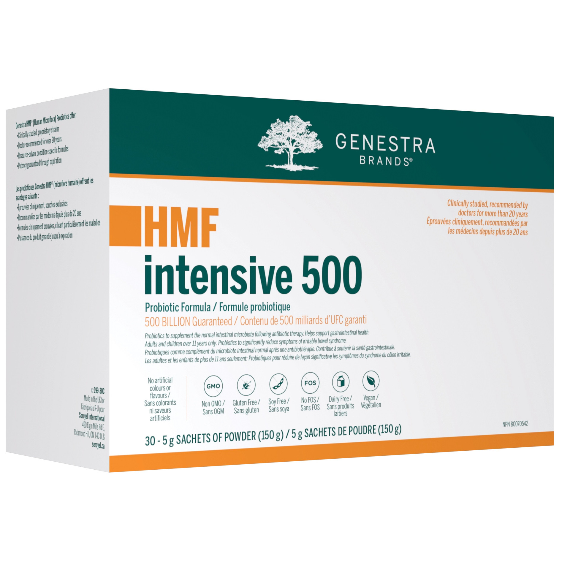 HMF Intensive Probiotics by Genestra | Genestra Seroyal Supplements