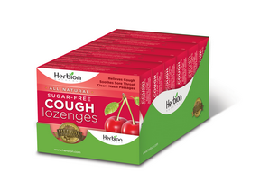 Herbion Sugar Free Cherry Cough Lozenges Box of 6