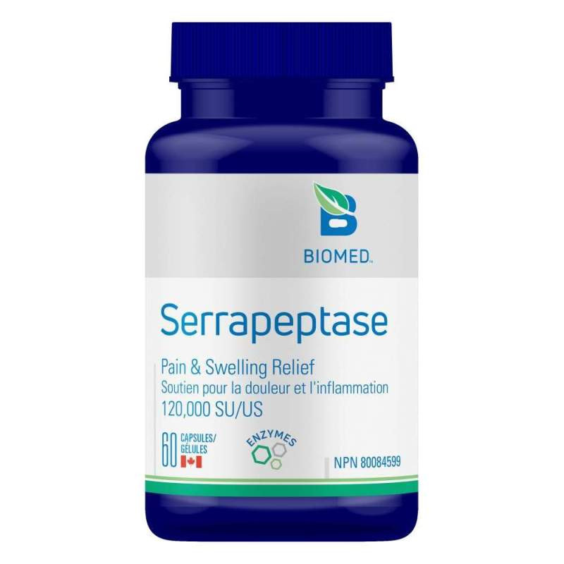 Biomed Serrapeptase 120000 SU 60 Capsules