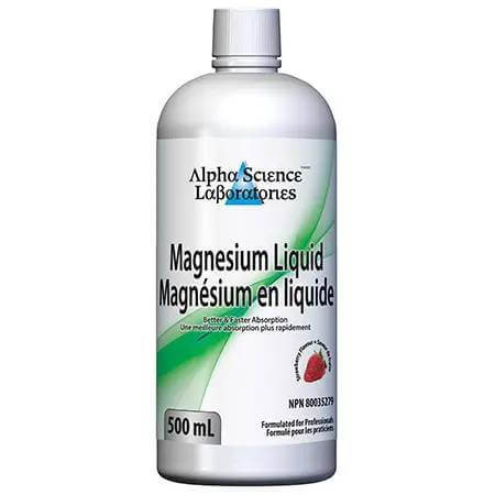 Alpha Science Magnesium Liquid Strawberry Flavor 500ml | Buy Online