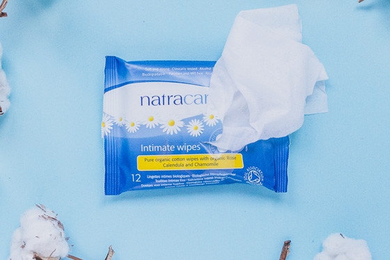Organic Cotton Intimate Wipes by Natracare | Buy Natracare