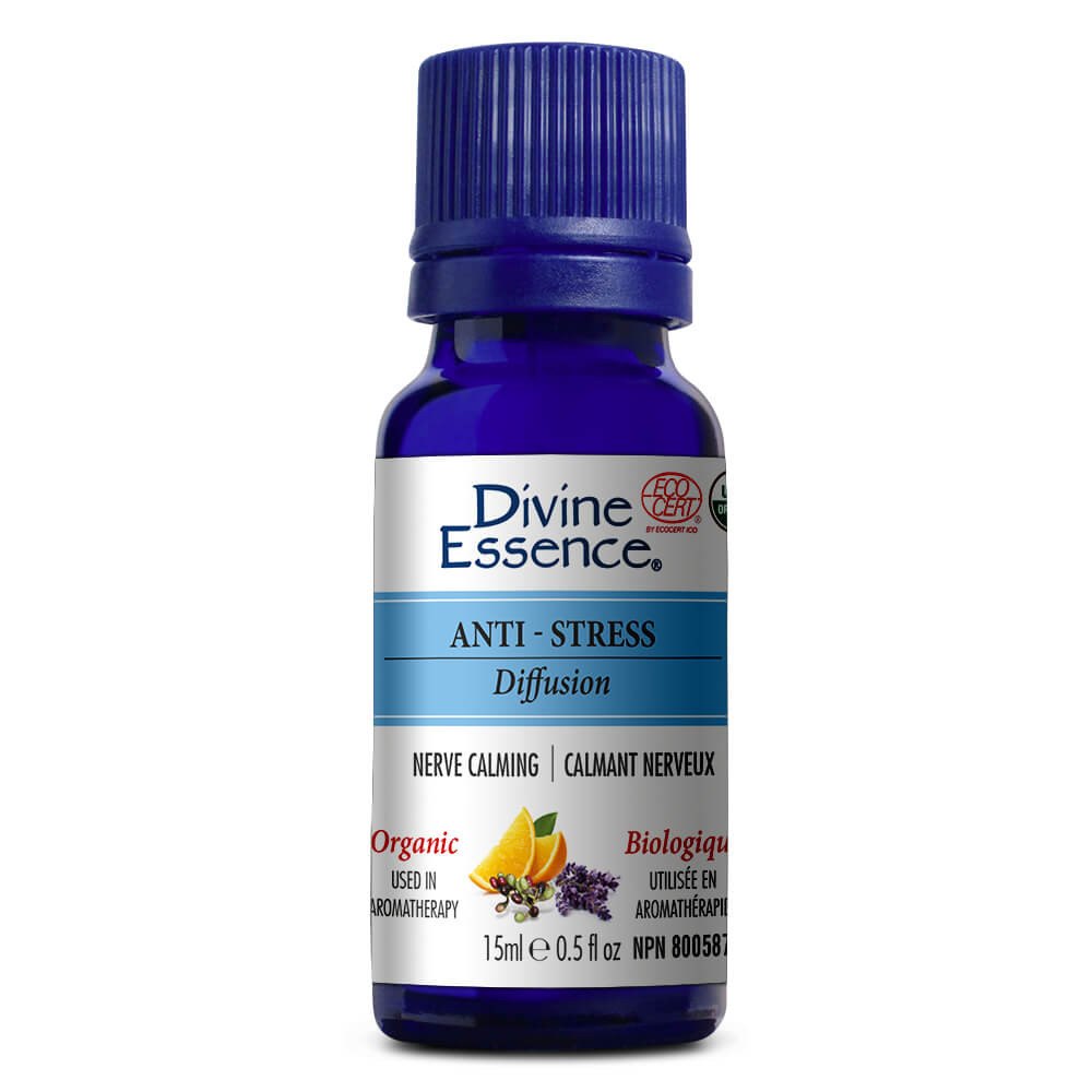 Divine Essence Anti-Stress-Blend Essential Oil Organic 15ml | Buy online