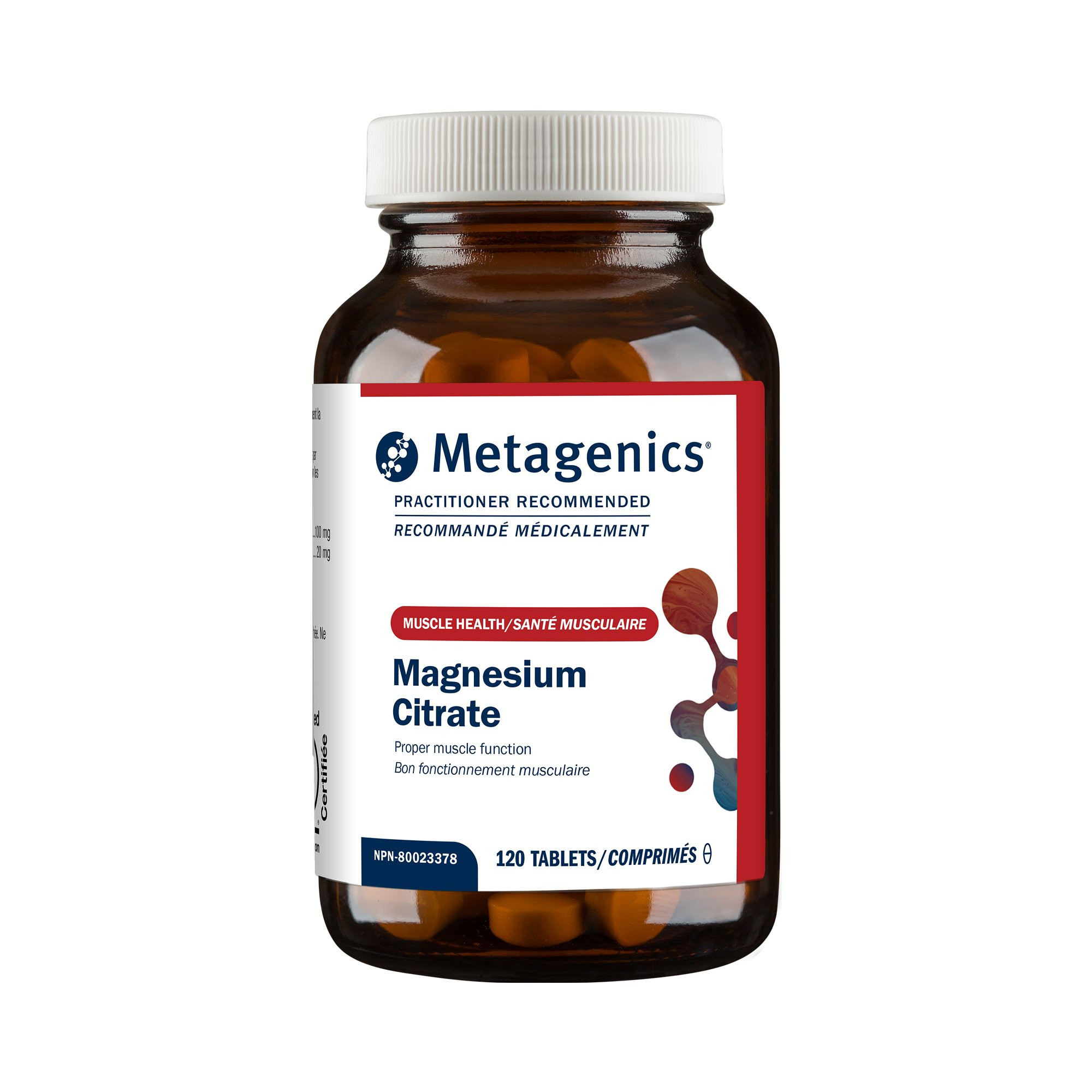 Metagenics Magnesium Citrate 120 Tablets | Buy in Canada