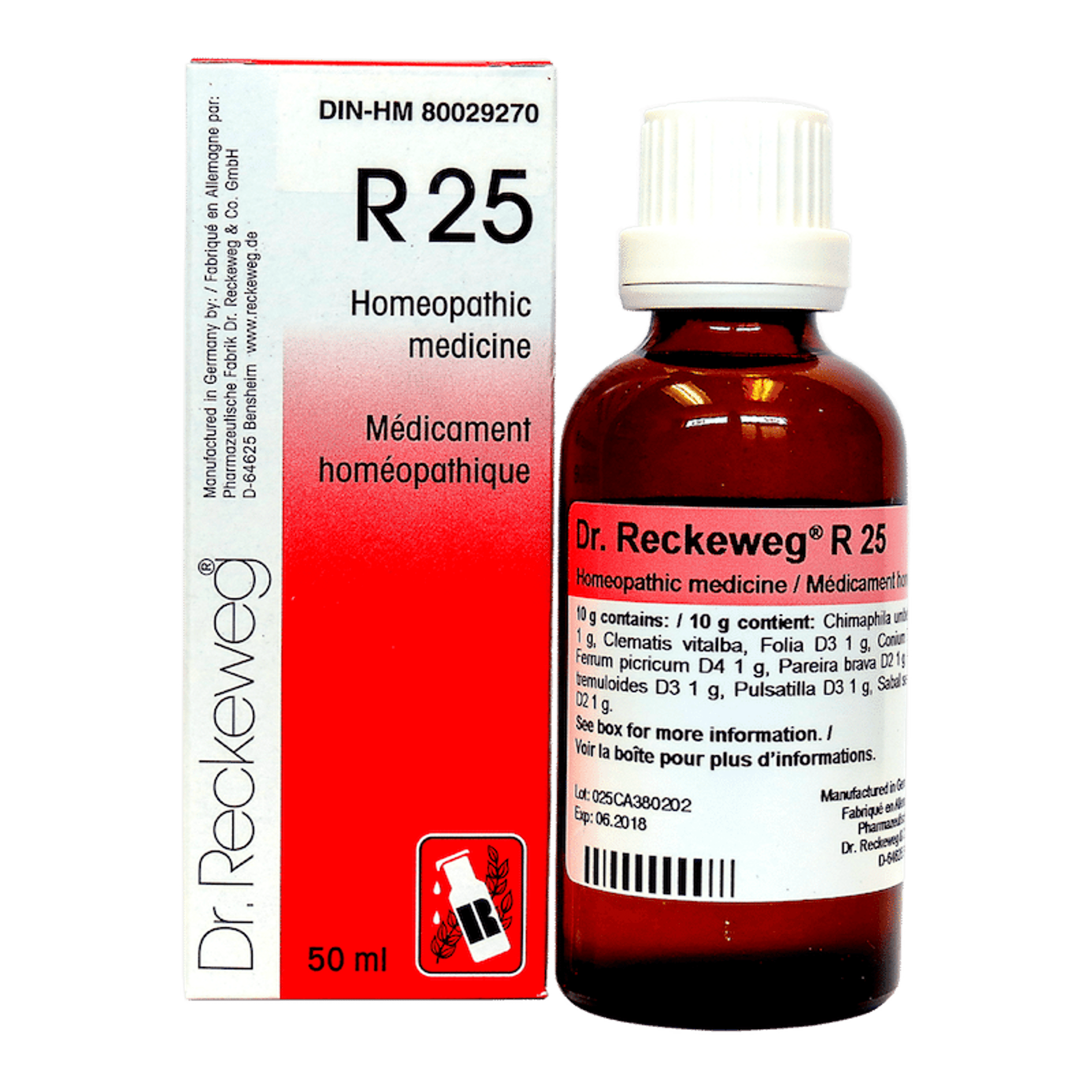Dr Reckeweg R25 - 50 Ml - Health Palace