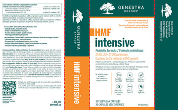 HMF Intensive Probiotics by Genestra | Genestra Seroyal Supplements