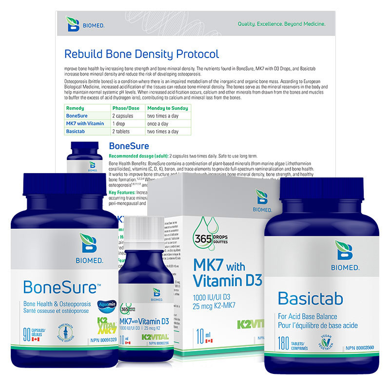 Biomed Rebuild Bone Density Protocol Bundle | Buy online