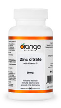Zinc Citrate with Vitamin C | Buy Orange Naturals Zinc Citrate in Canada