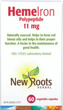 Heme Iron 11 mg by New Roots | Buy heme Iron