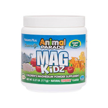 Natures Plus Animal Parade Sugar-Free MagKidz Magnesium Powder Natural ...