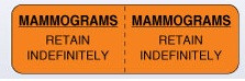 Mammography Labels, easy to read | Eljay X-Ray, Inc.