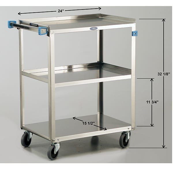 Utility Cart 300lb. capacity 15" x 24" | Eljay X-Ray, Inc.