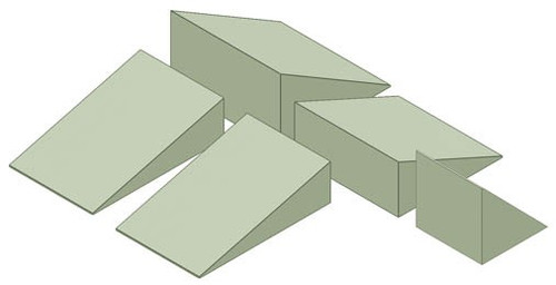 X-ray Positioning Sponge Wedge Kit A | Eljay X-Ray, Inc.