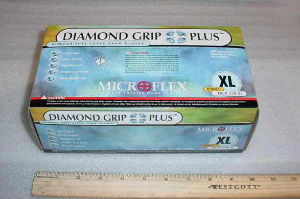 Diamond Grip Latex Gloves - Extra Large for GSE | Sage Parts