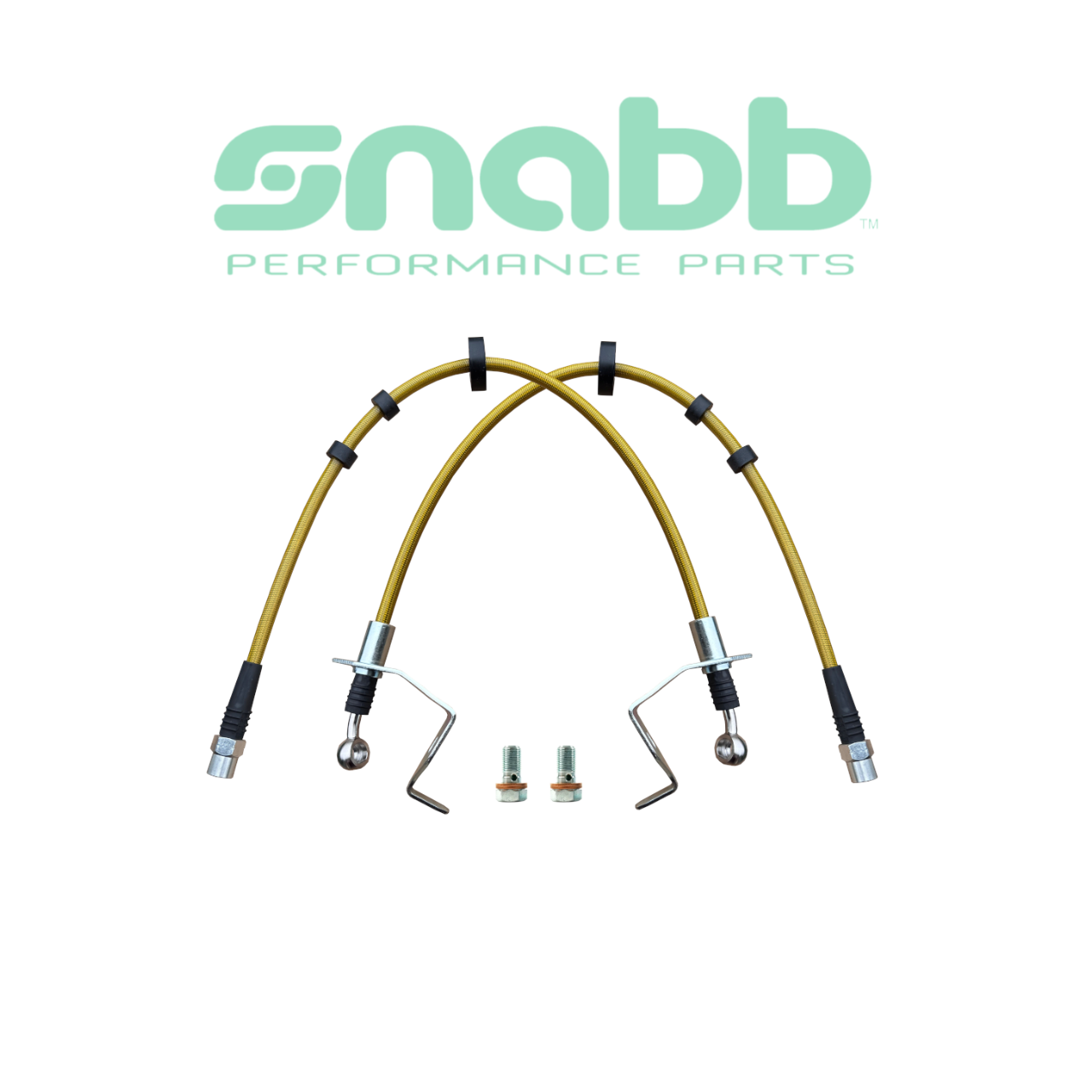Stainless Steel Front Brake Line Kit, Volvo S60/V60 Polestar 2015-2018