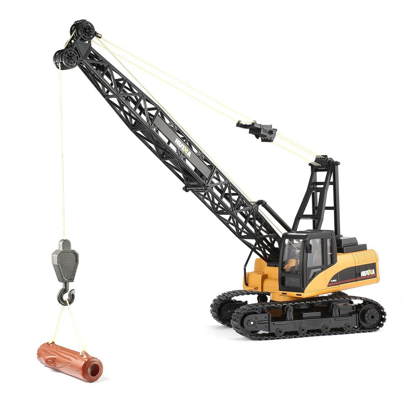 HUINA 1572 15CH RC Alloy Crane 1/14 2.4GHz Engineering Construction ...