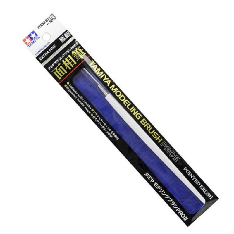 Tamiya - Modeling Brush PRO II Pointed Brush (Extra Fine) [87173 ...
