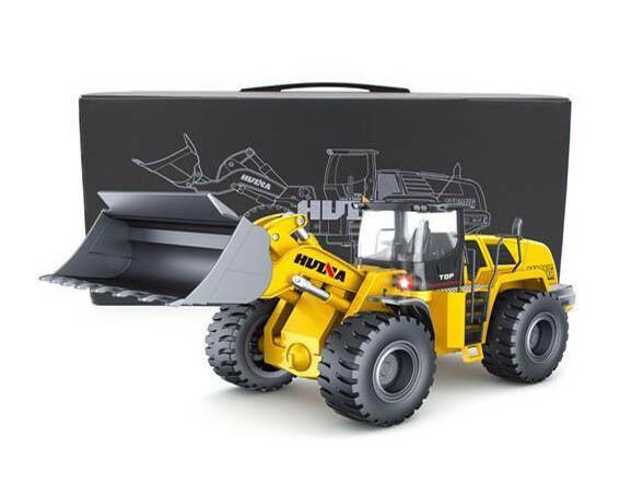 Huina 1583 Alloy Remote Control RC Wheel Loader 1:14 Scale Metal Model ...