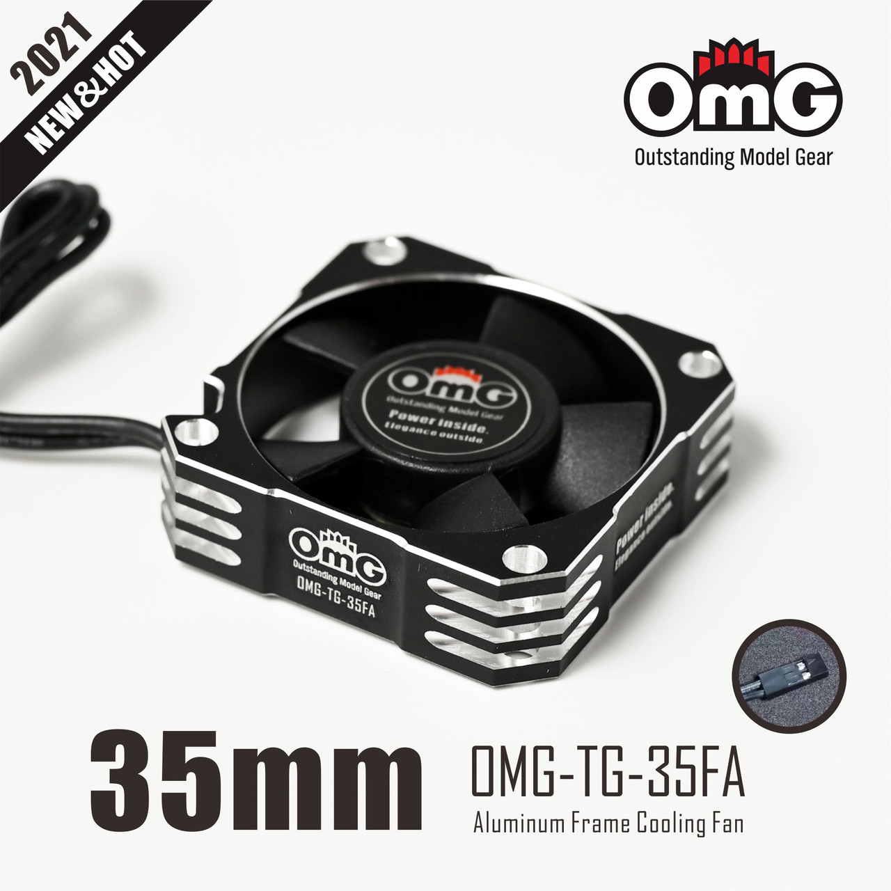 OMG Aluminium Frame Cooling Fan for Motor 35x35x10mm - Hobby Station