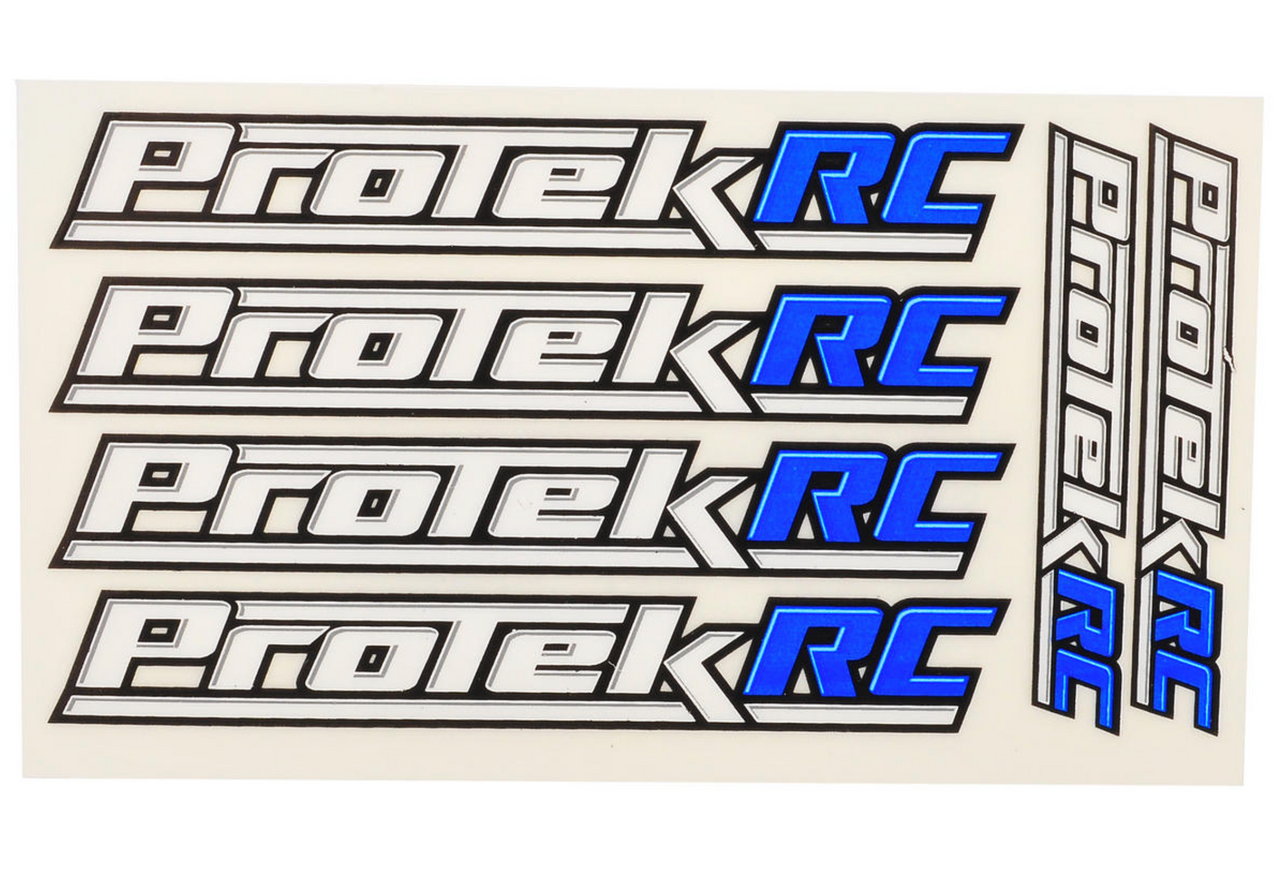 ProTek RC Small Logo Sticker Sheet - Hobby Station
