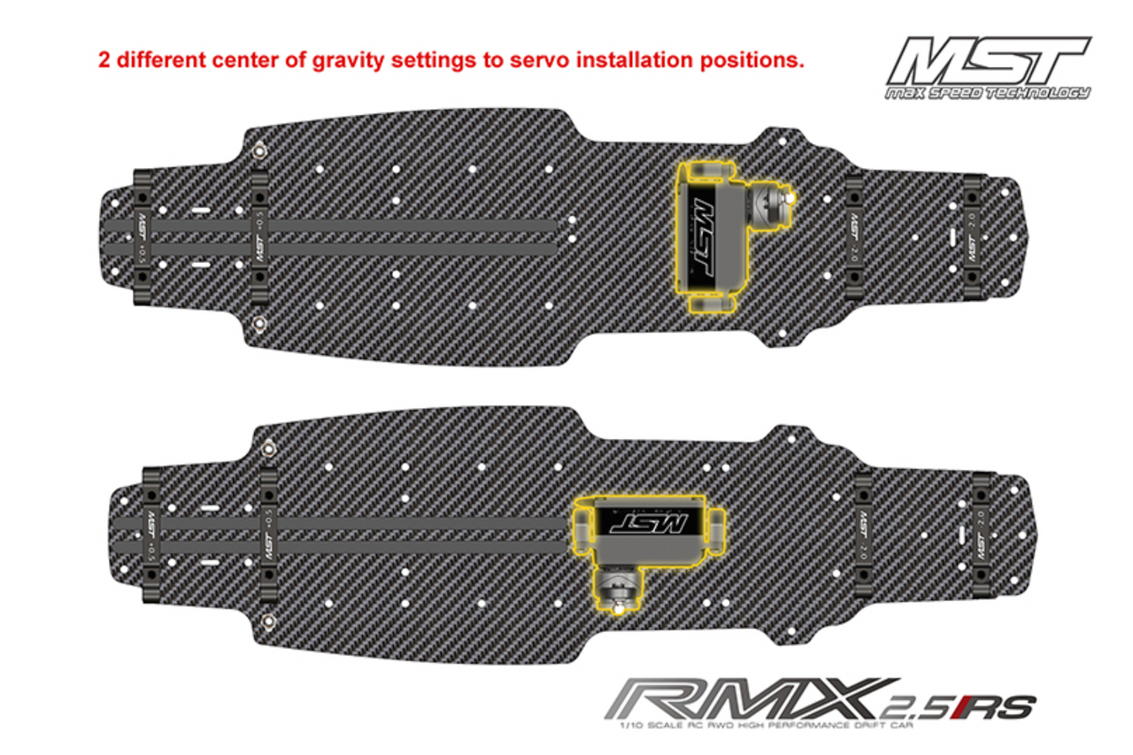 MST RMX 2.5 RS BLACK 1/10 RWD Drift Car KIT [532199BK] - Hobby Station