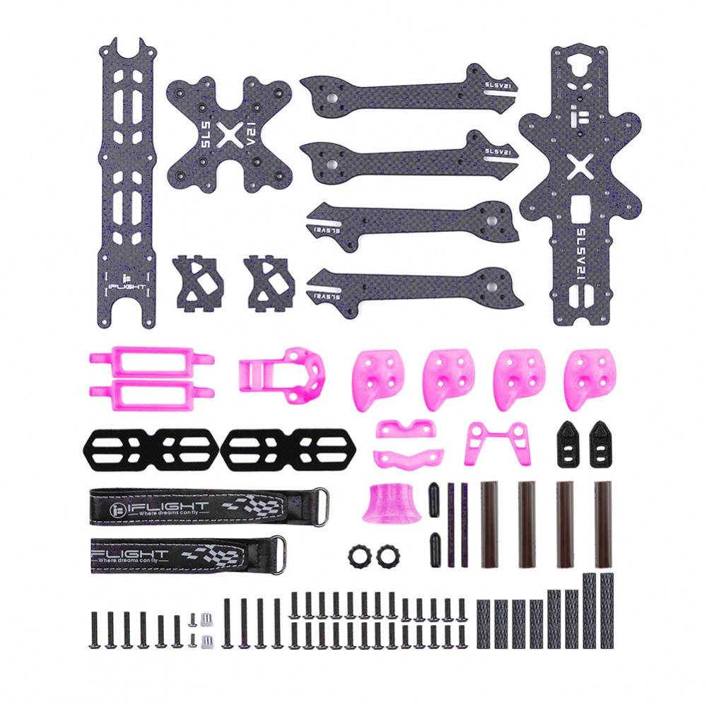 iFlight - Cidora SL5 V2.1 HD Frame Kit (Pink TPU) - Hobby Station