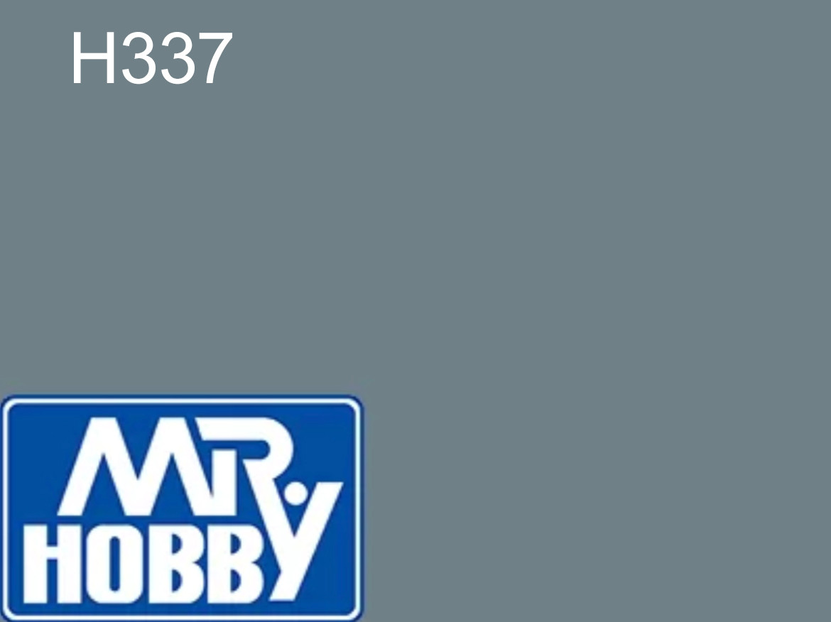 Gunze - H337 Grayish Blue FS35237 Semi-Gloss 10ml - Hobby Station