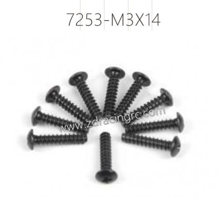 ZD Racing M3x14 Button Head Screw - Hobby Station